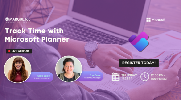Track Time with Microsoft Planner - Marque360